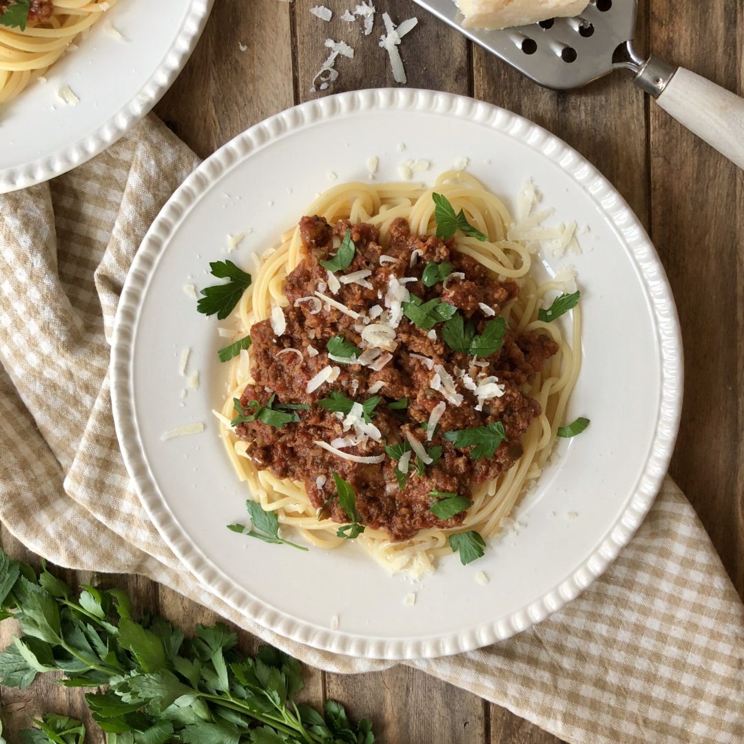 Hidden Vegetable Spaghetti Sauce with Meat - The Kitchen Fairy