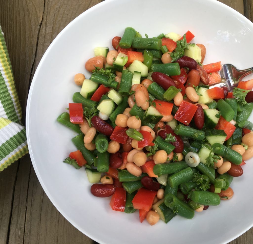 Multi-Bean Salad 5 BEST SQ - The Kitchen Fairy
