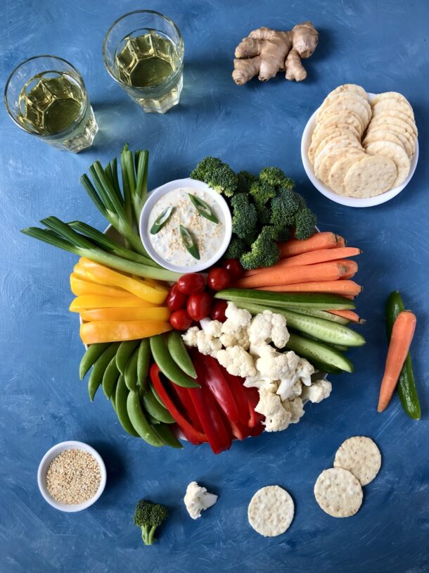 Asian Dip & Veggie Platter