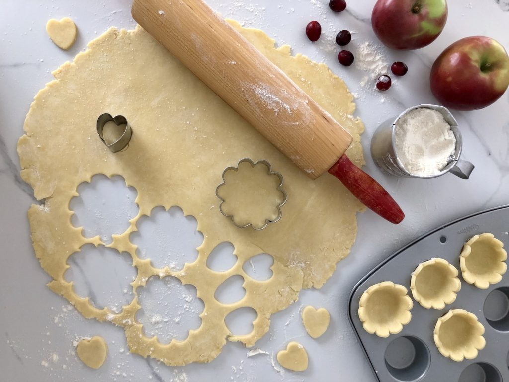 Two-Bite Apple Cranberry Tarts - The Kitchen Fairy