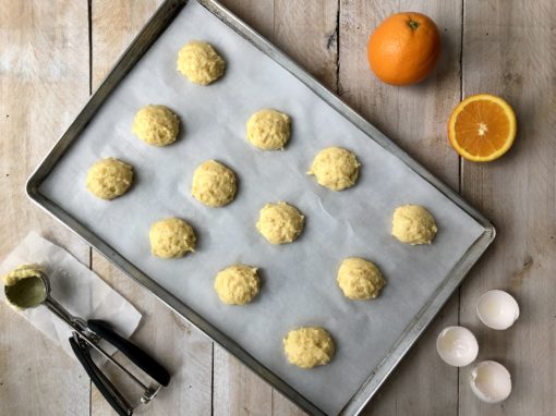 Orange Drop Cookies - The Kitchen Fairy