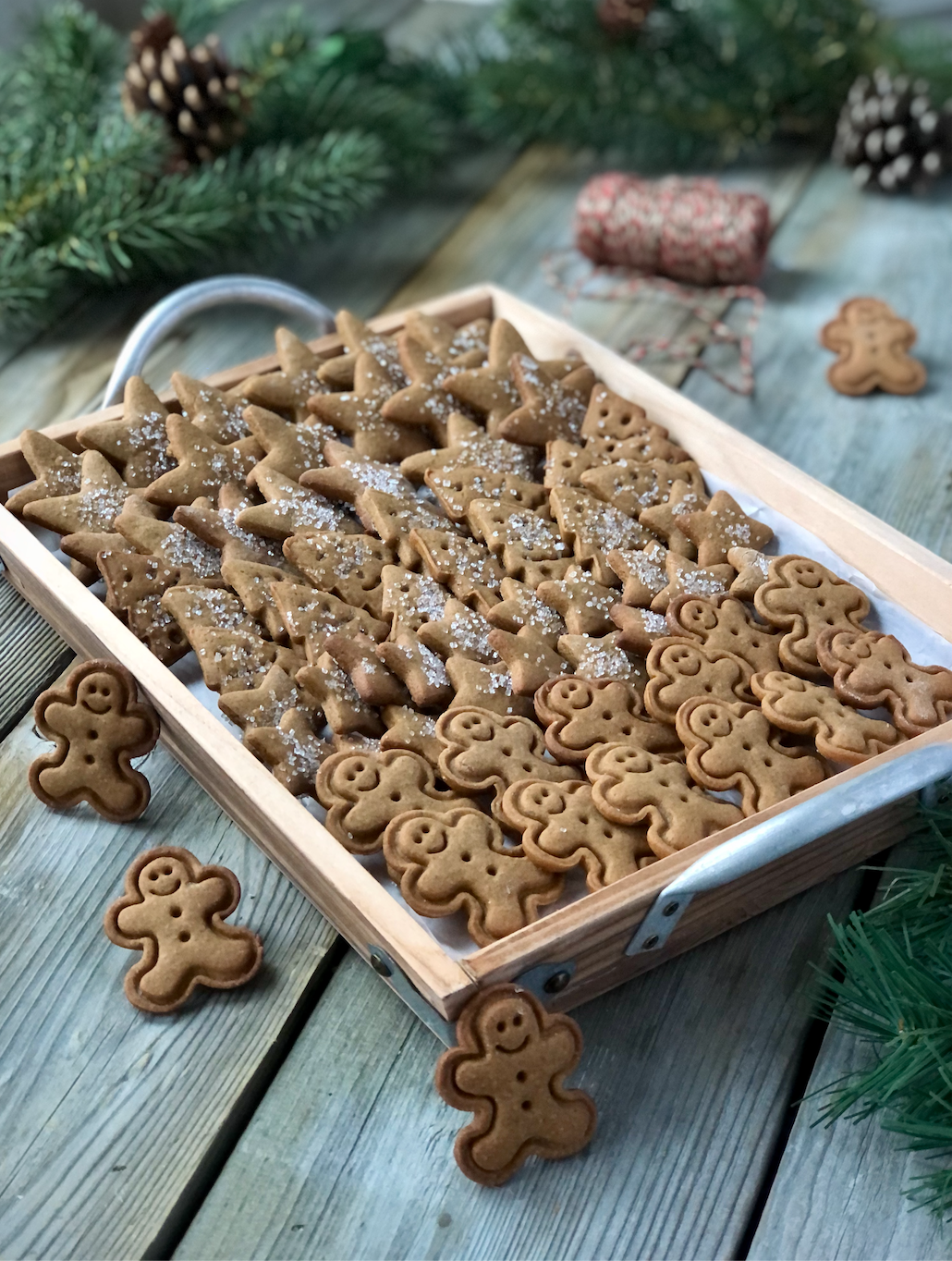 Gingerbread Cut-Out Cookies - The Kitchen Fairy