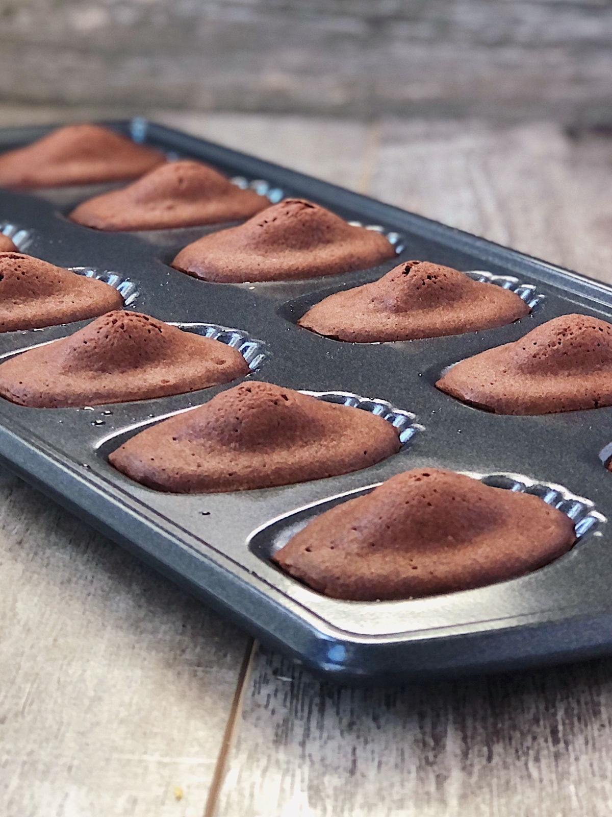 Chocolate Madeleines - The Kitchen Fairy