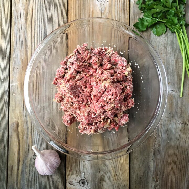 Meatball Parmesan Casserole - The Kitchen Fairy